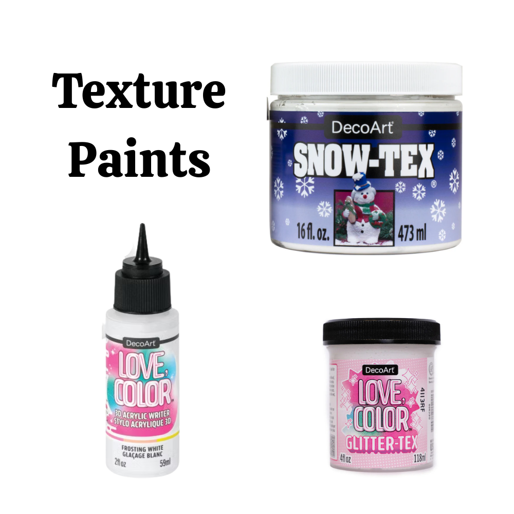 DecoArt Americana Acrylic Paint - Texture Paints (Choice of 3 Types ...